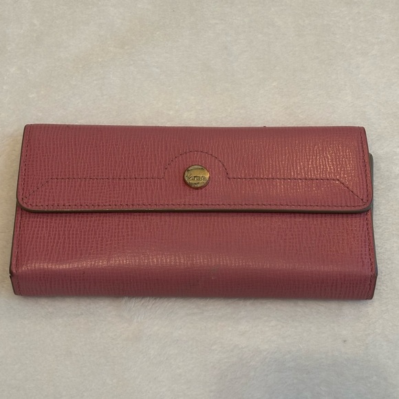 Lodis | Bags | Lodis Pink Leather Wallet | Poshmark